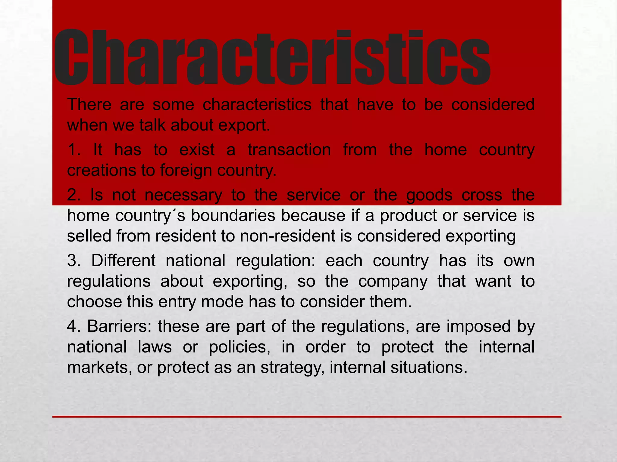 International entry modes | PPTX