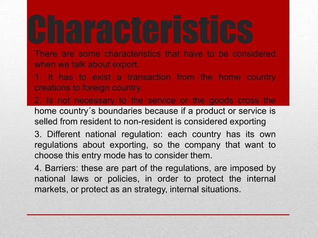 International entry modes | PPTX