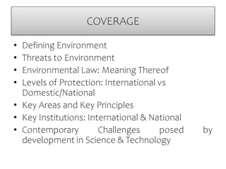 INTERNATIONAL ENVIRONMENTAL LAW FOR .pptx