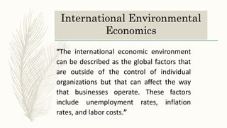 International environmental problems | PPTX