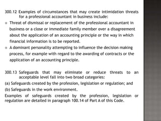 International ethics standards | PPTX