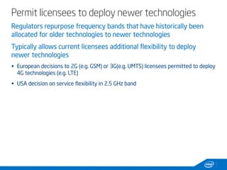Intel's International Experience of Frequency Refarming for Mobile ...