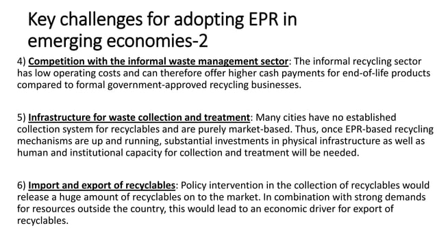 International Experience to Better Finance EPR Systems | PPT