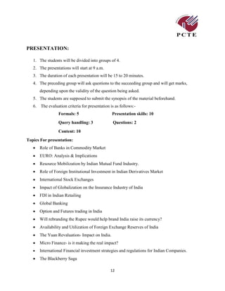 International finance Course Module | PDF