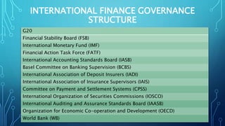 Recent developments in international finance management | PPTX