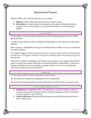 International Finance Notes.pdf | Large Business | Business