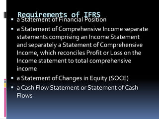 International financial reporting standards (ifrs)ppt | PPTX