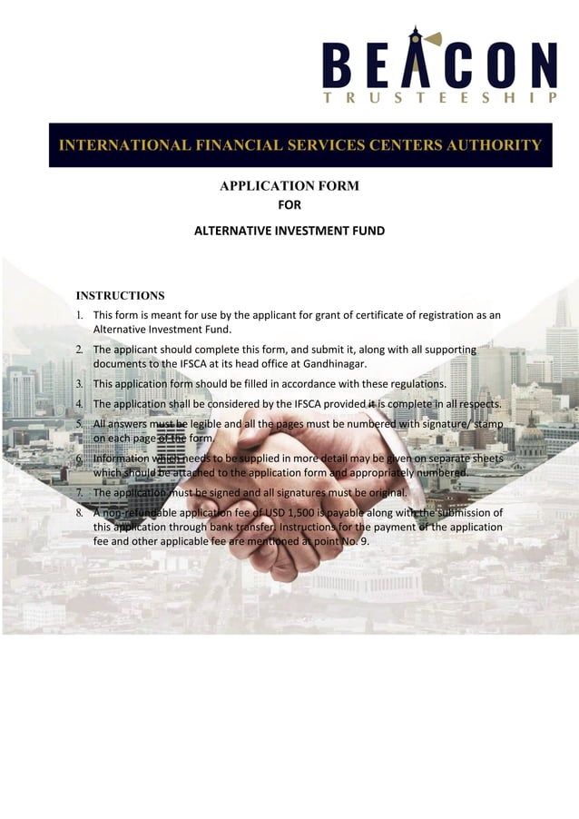 International Financial Services Centers Authority Application Form for ...