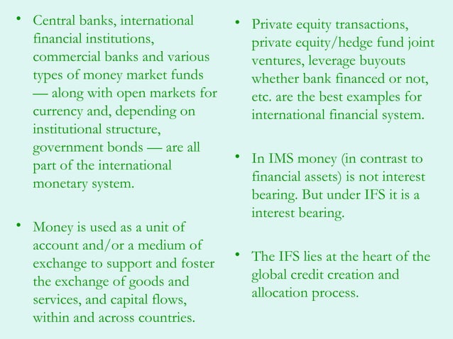 International financial system | PPT