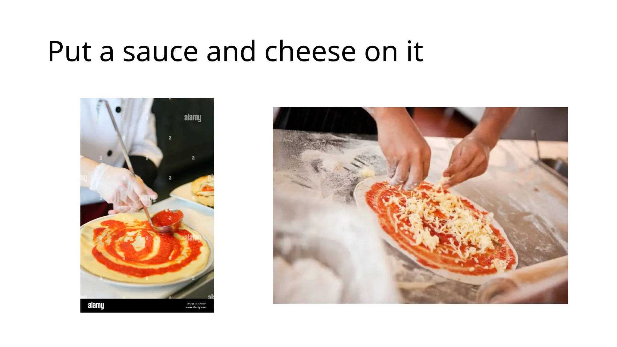 how to make a pizza. showing steps .pptx