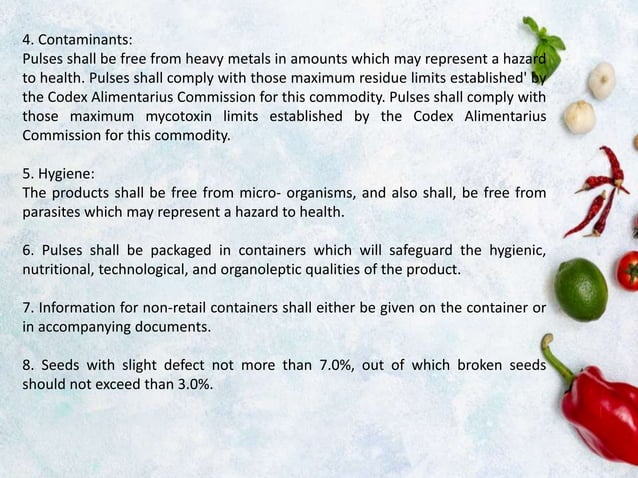 International food standards and regulation | PPTX | Food Industry ...
