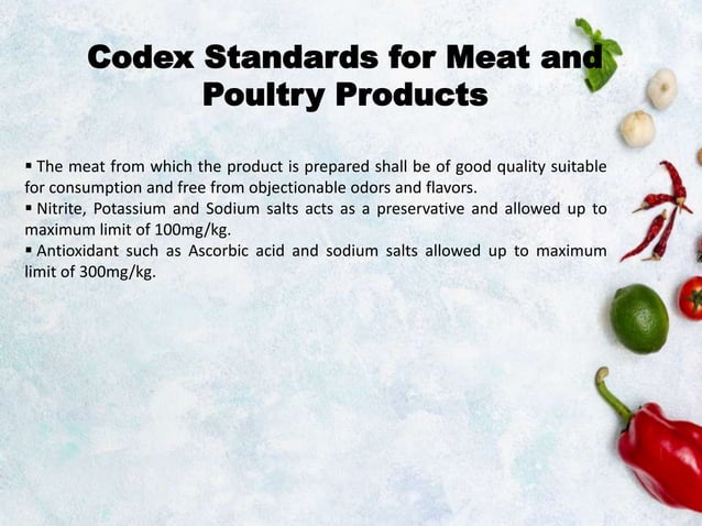 International food standards and regulation | PPTX | Food Industry ...