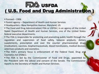 International food standards and regulation | PPTX