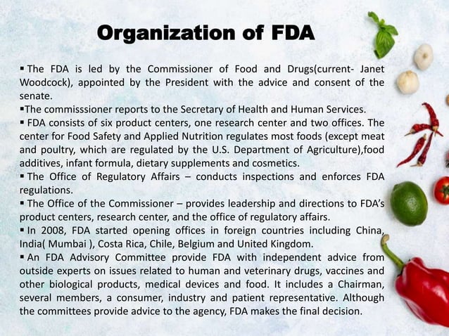 International food standards and regulation | PPTX | Food Industry ...