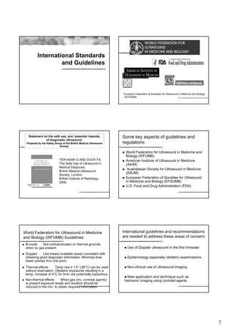International Guidelines And Regulations For The Safe Use Of Diagnostic ...