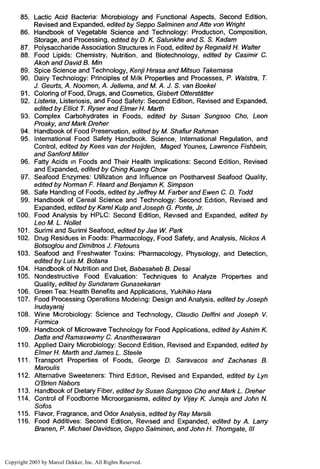 International handbook of food | PDF