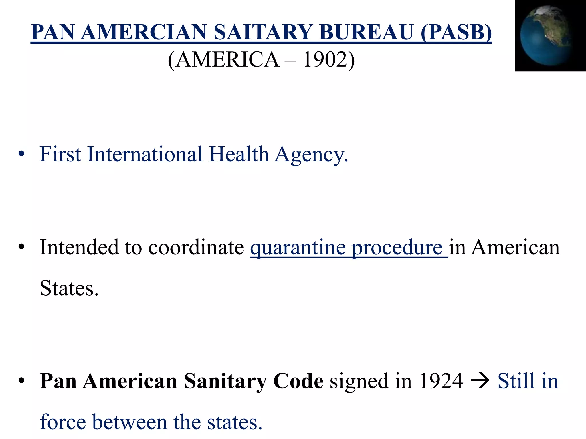 International health | PPTX