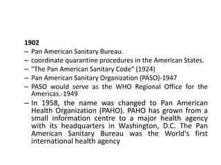 International health | PPTX