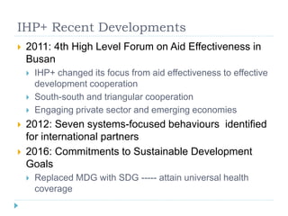 International Health Partnership | PPTX