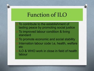 International health agencies | PPTX