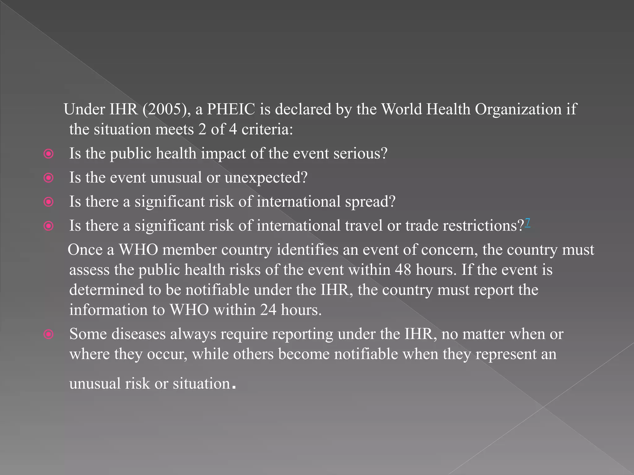 International health regulation | PPTX