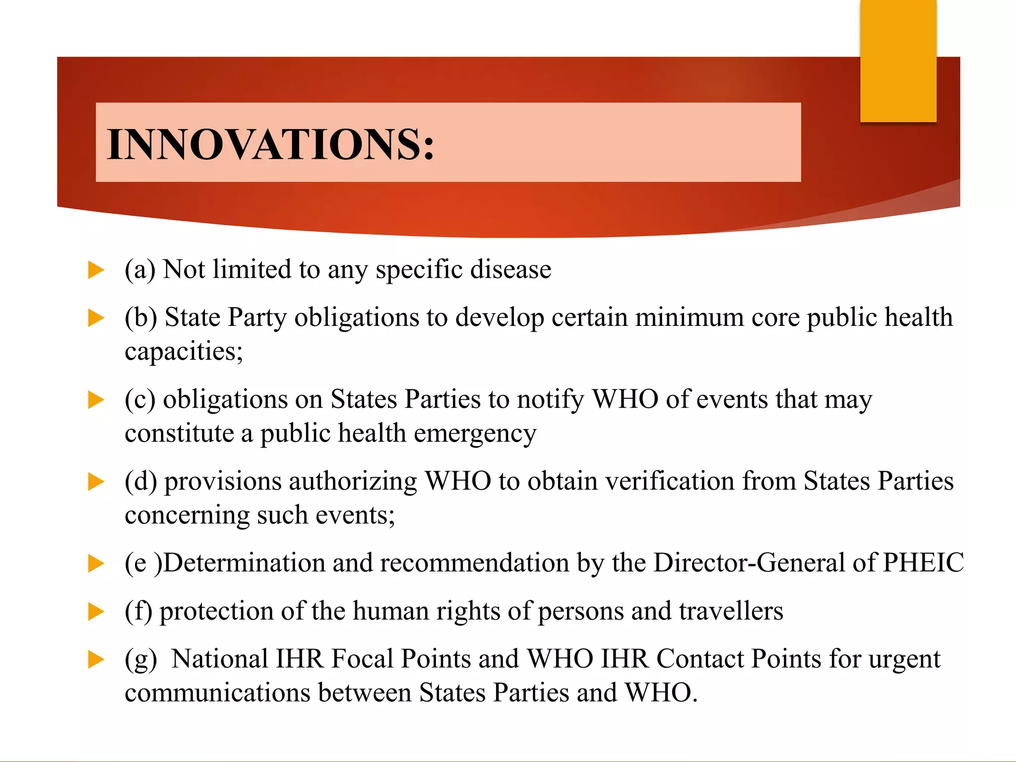 International health regulations | PDF