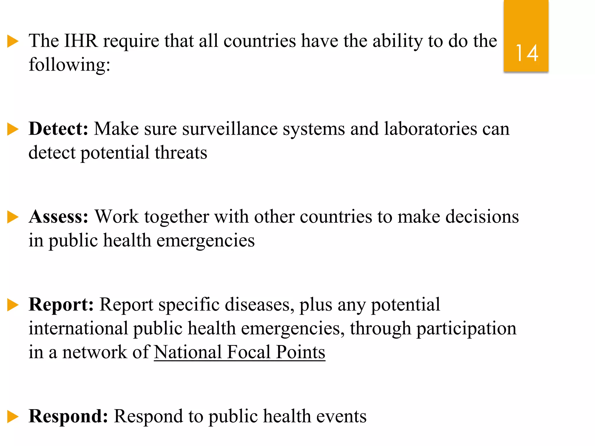 International health regulations | PDF