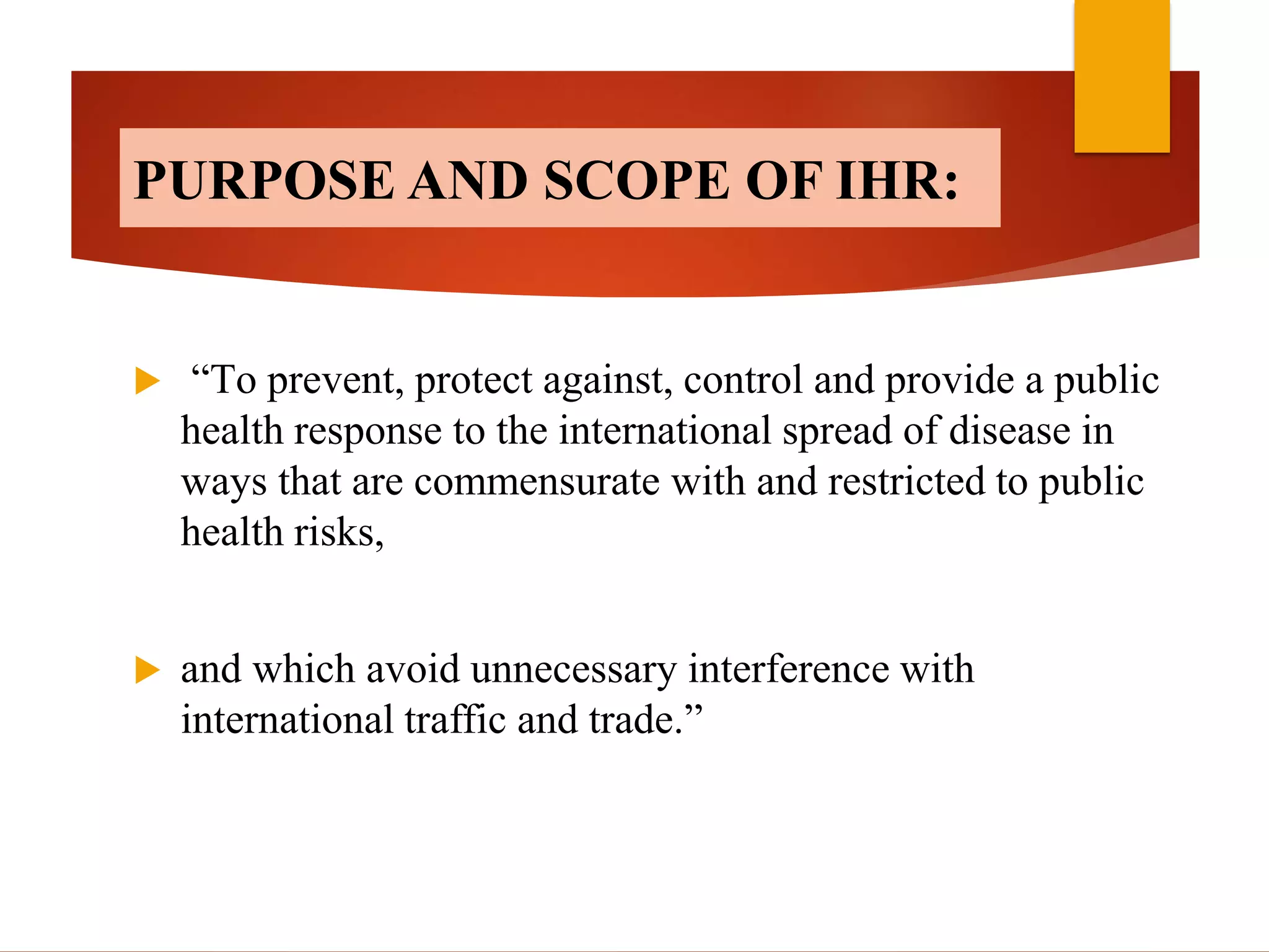 International health regulations | PDF