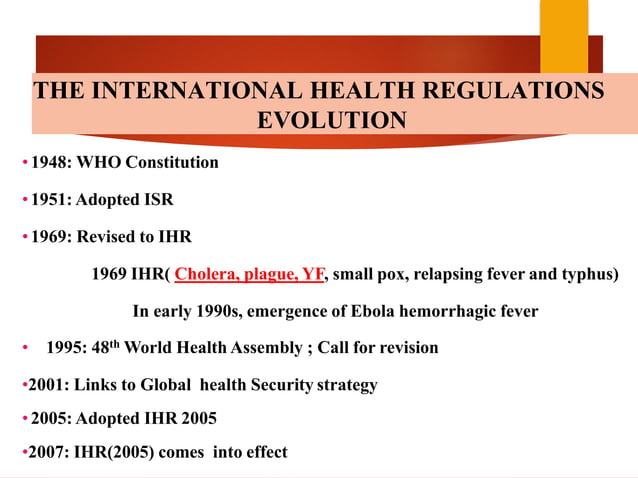 International health regulations | PDF