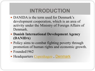 International health agencies (danida & sida) | PPTX