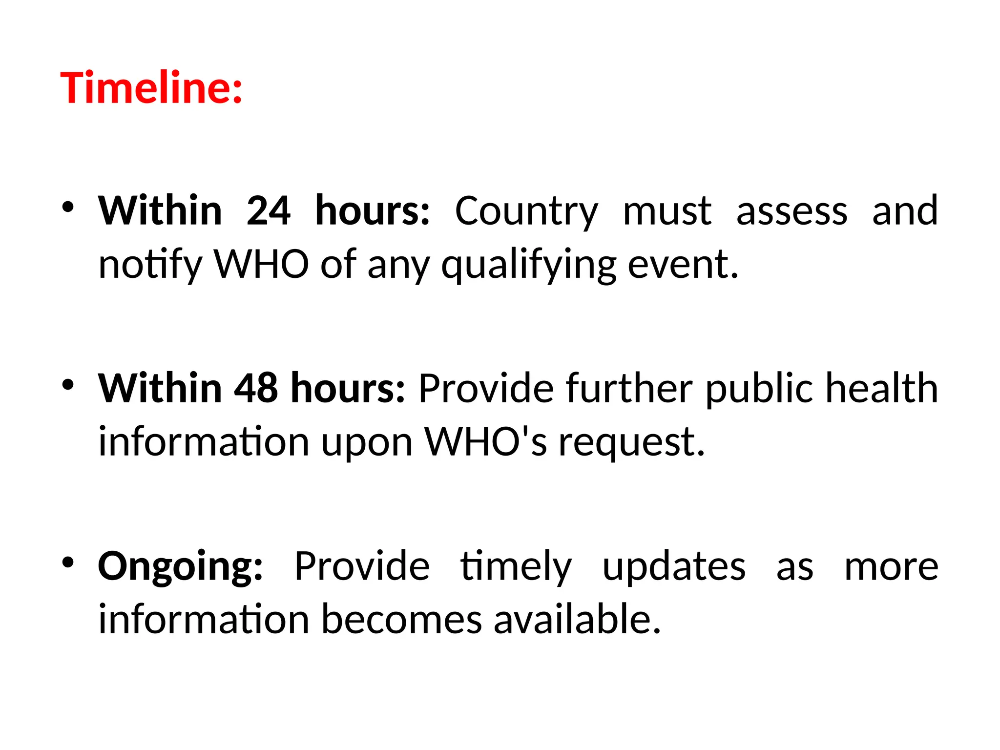 International Health Regulations IHR | PPT