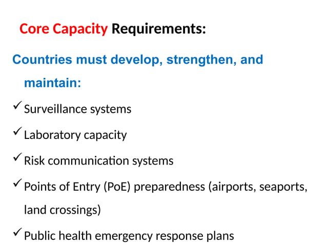International Health Regulations IHR | PPT