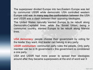 International history 1945 1990 | PPSX