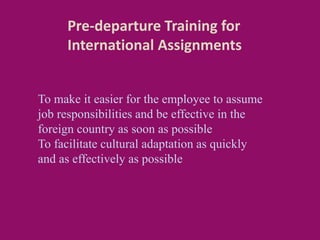 International human resource management | PPTX