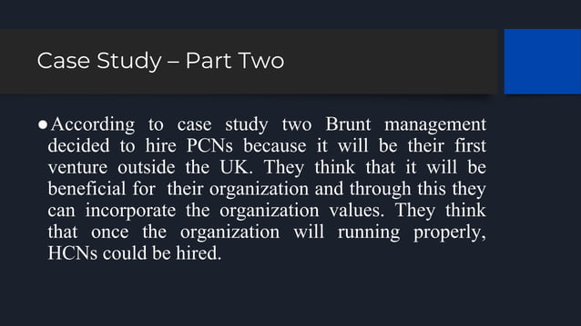 International HRM case studies | PPTX