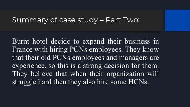 International HRM case studies | PPTX