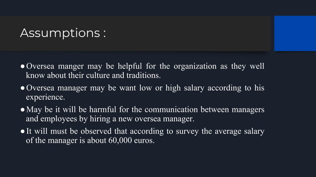 International HRM case studies | PPTX