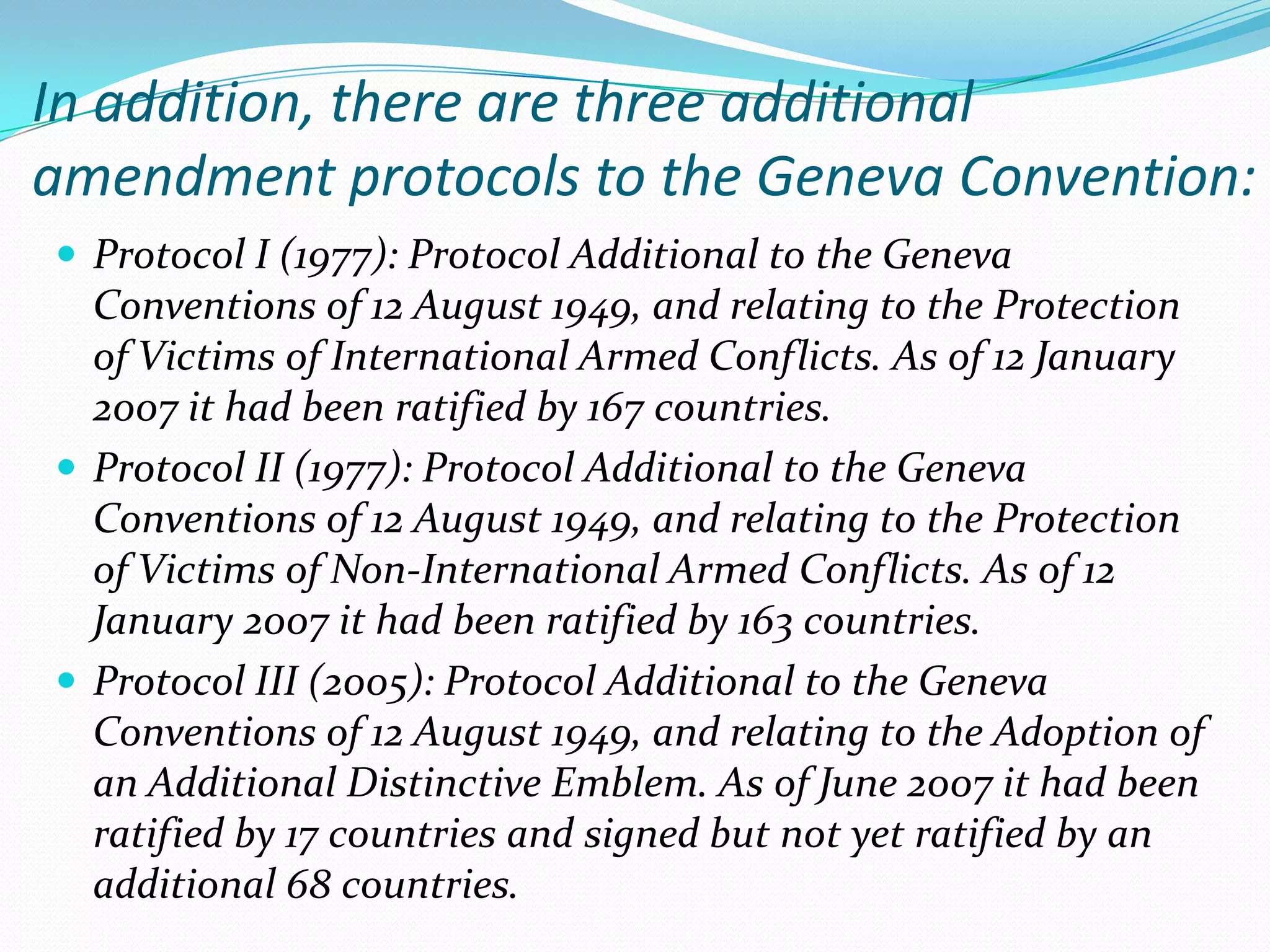 International Humanitarian Law | PPTX