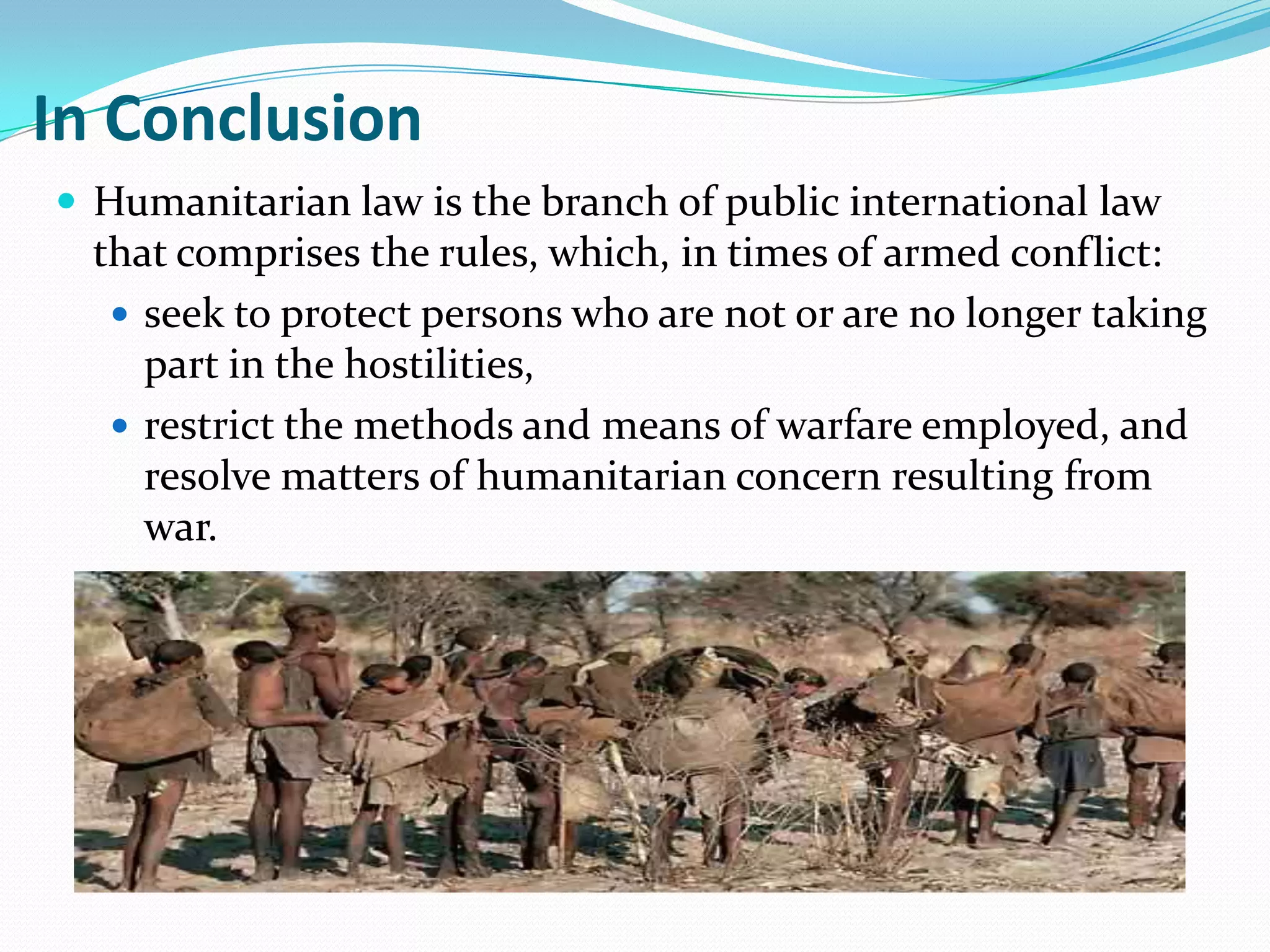 International Humanitarian Law | PPTX