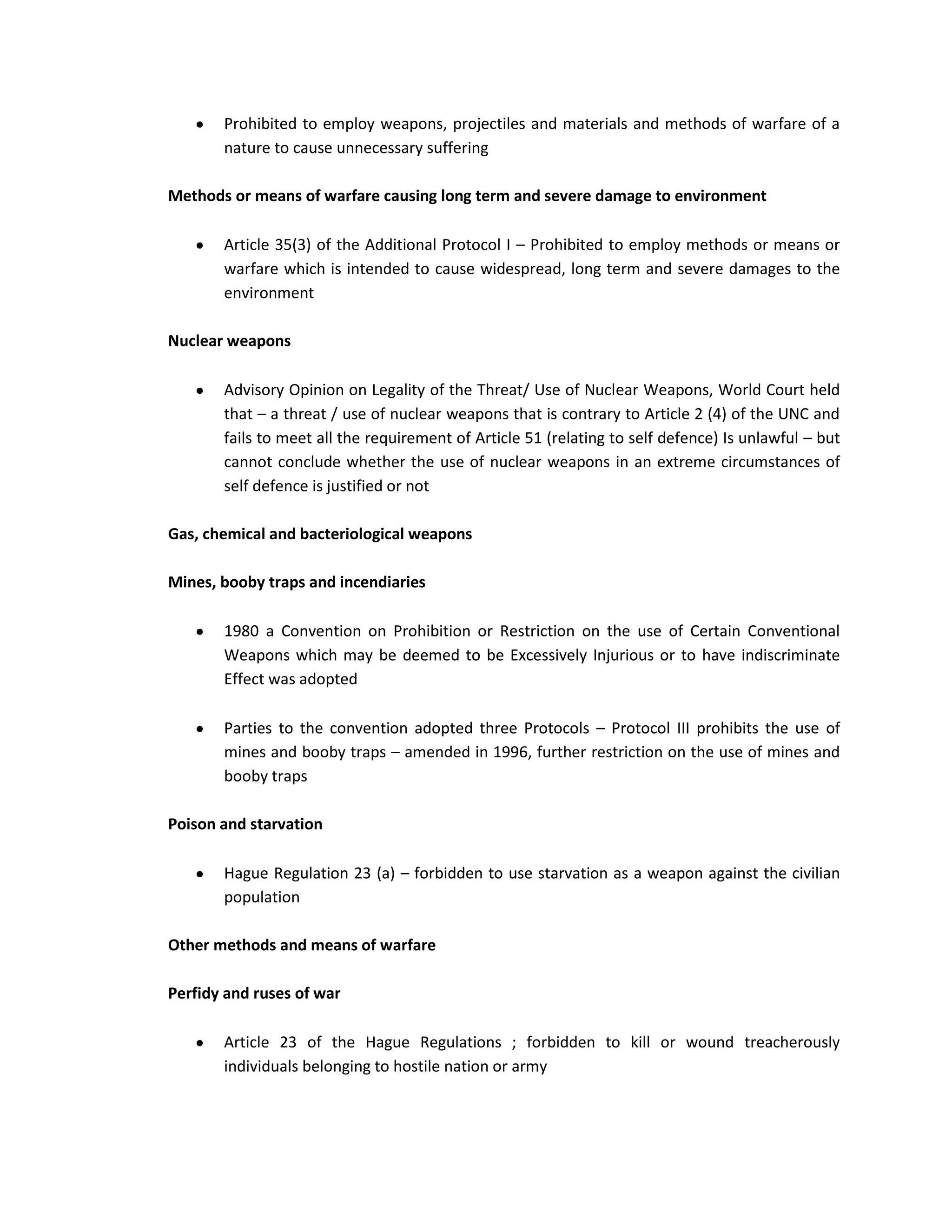 International humanitarian law | DOCX