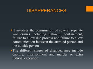 International Humanitarian Law Lecture 1- Glossary and Definitions of ...