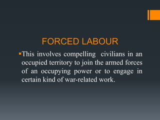 International Humanitarian Law Lecture 1- Glossary and Definitions of ...