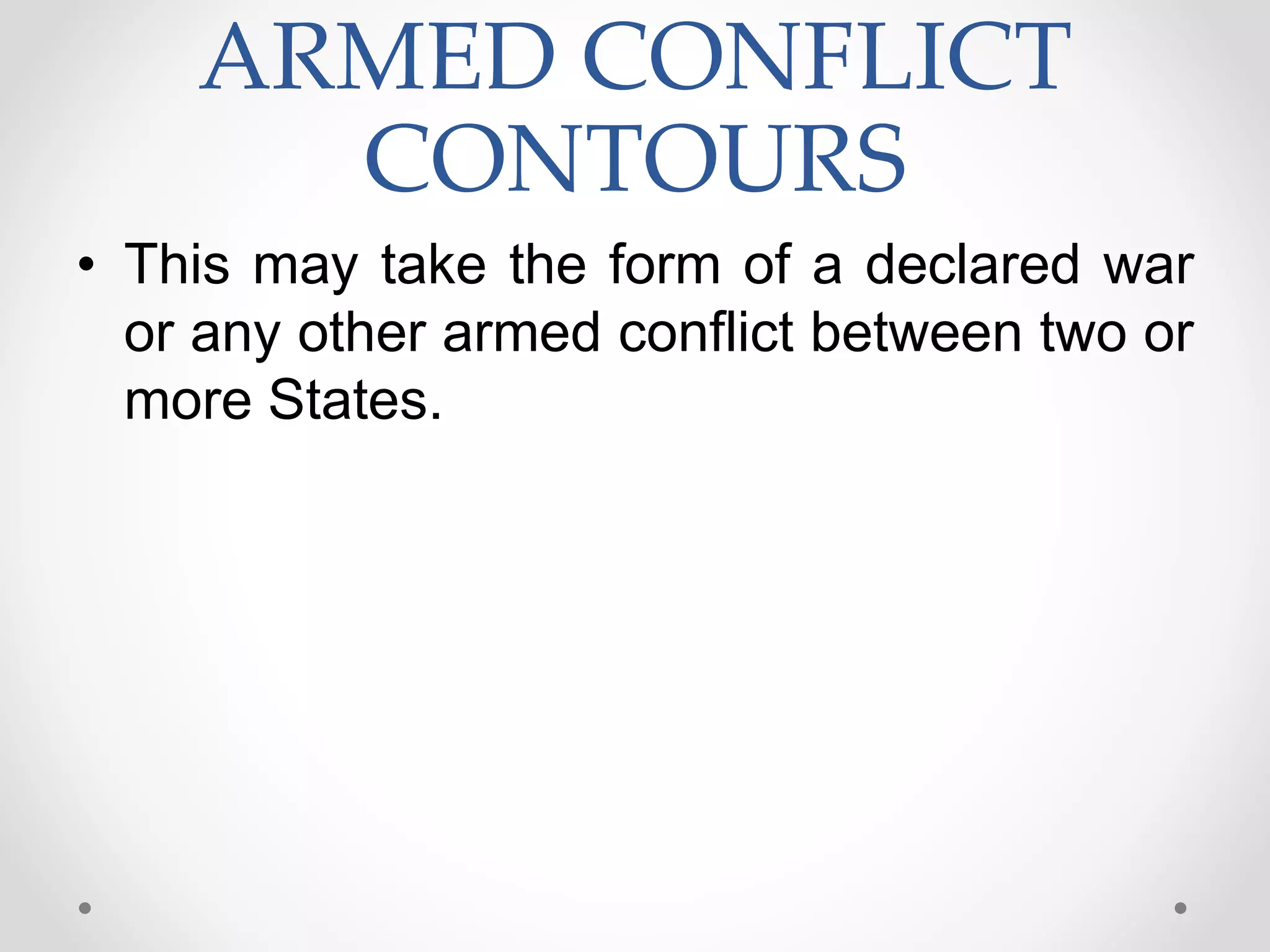 International Humanitarian Law Lecture 10 - Definition & Relevance of ...