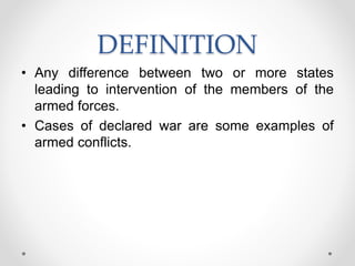 International Humanitarian Law Lecture 10 - Definition & Relevance of ...