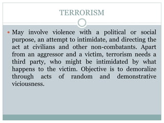 International Humanitarian Law Lecture 3 - Glossary and Definitions of ...