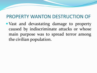 International Humanitarian Law Lecture 4 - Glossary and Definitions of ...