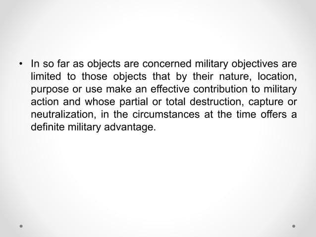 International Humanitarian Law Lecture 6 - Core Principles of IHL | PPTX