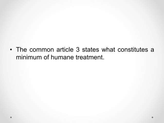 International Humanitarian Law Lecture 6 - Core Principles of IHL | PPTX