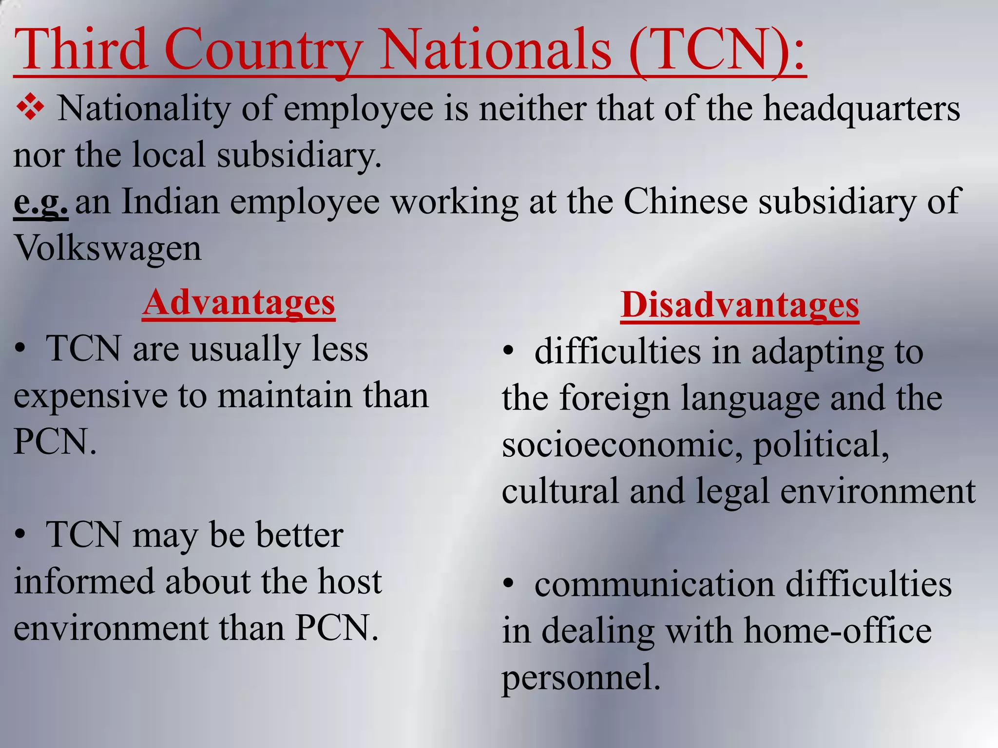 International human resource management | PPTX