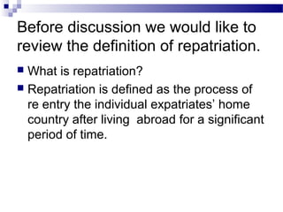 International human resource management | PPT